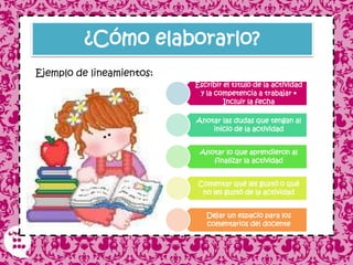 Estructura del diario | PPTX