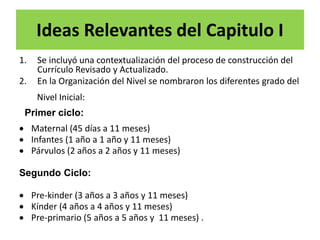 Estructura del dise ºo curriculo del nivel inicial (1) | PPTX