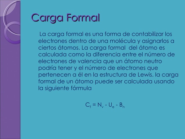 Estructura De Lewis Ppt