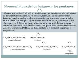 Estructura De Los Alcanos | PPT