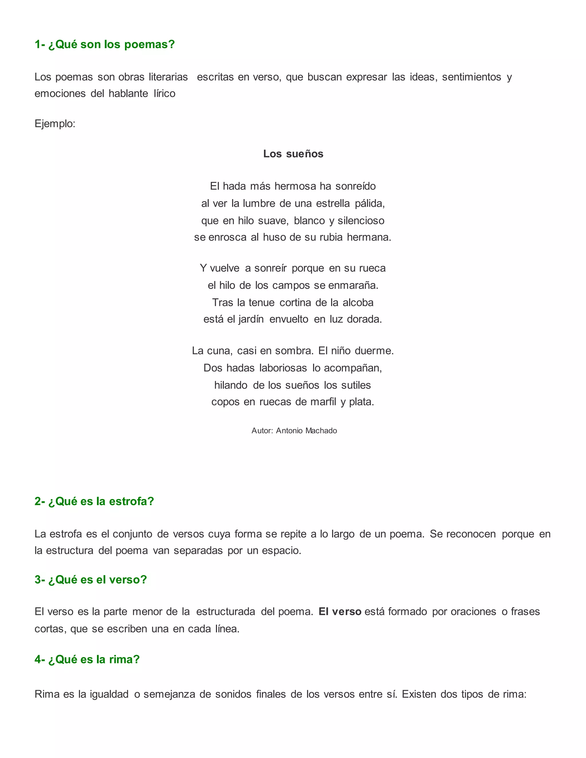 Estructura del poema | DOCX
