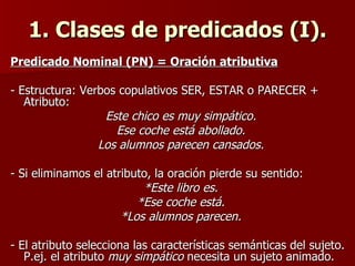 Estructura Del Predicado | PPT