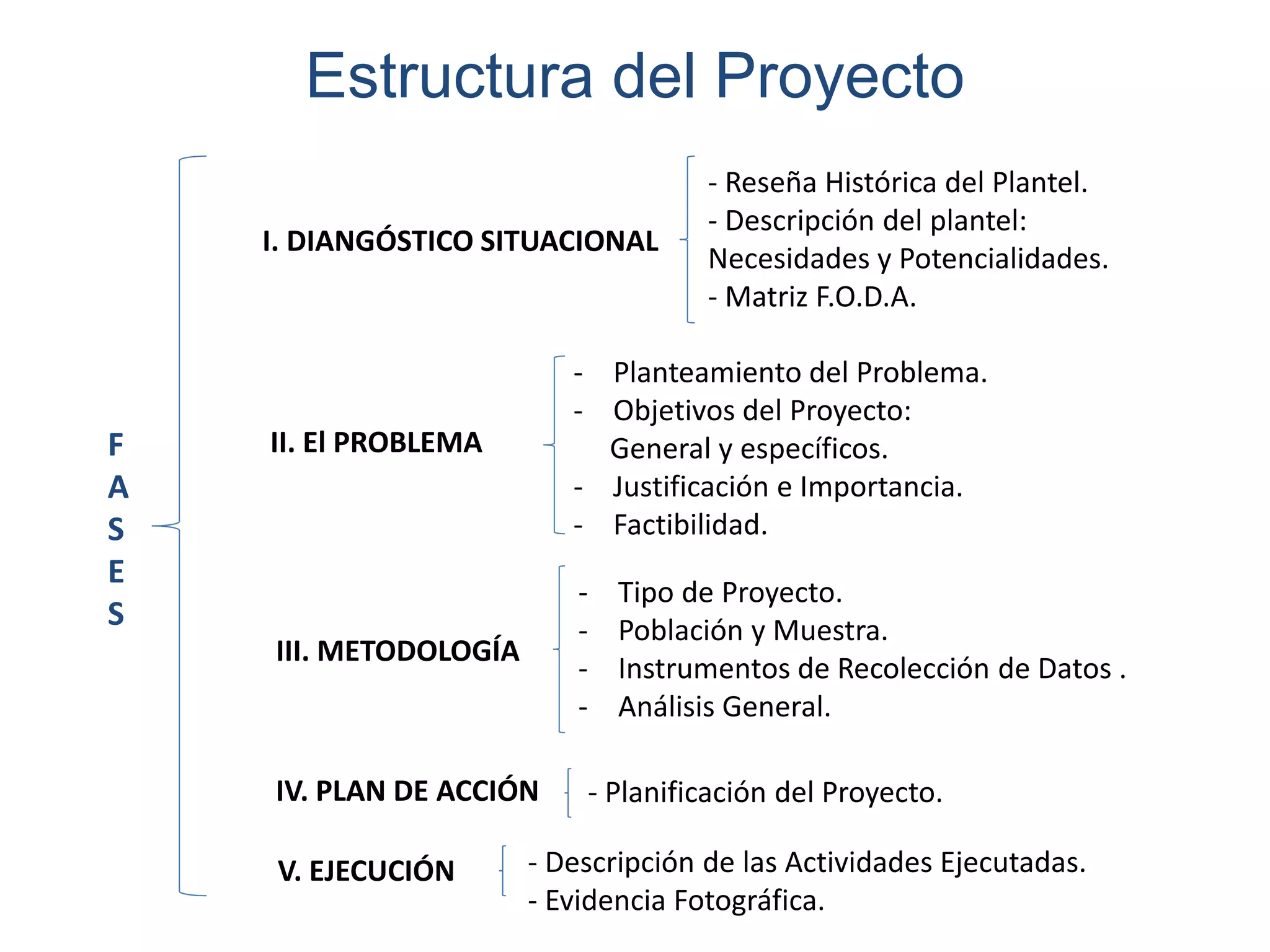 Estructura del proyecto | PPTX