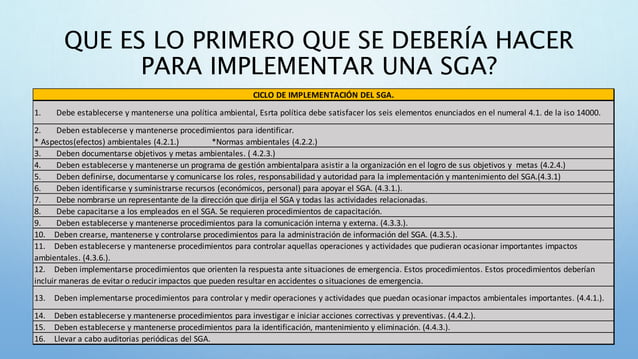Estructura del sga | PPTX