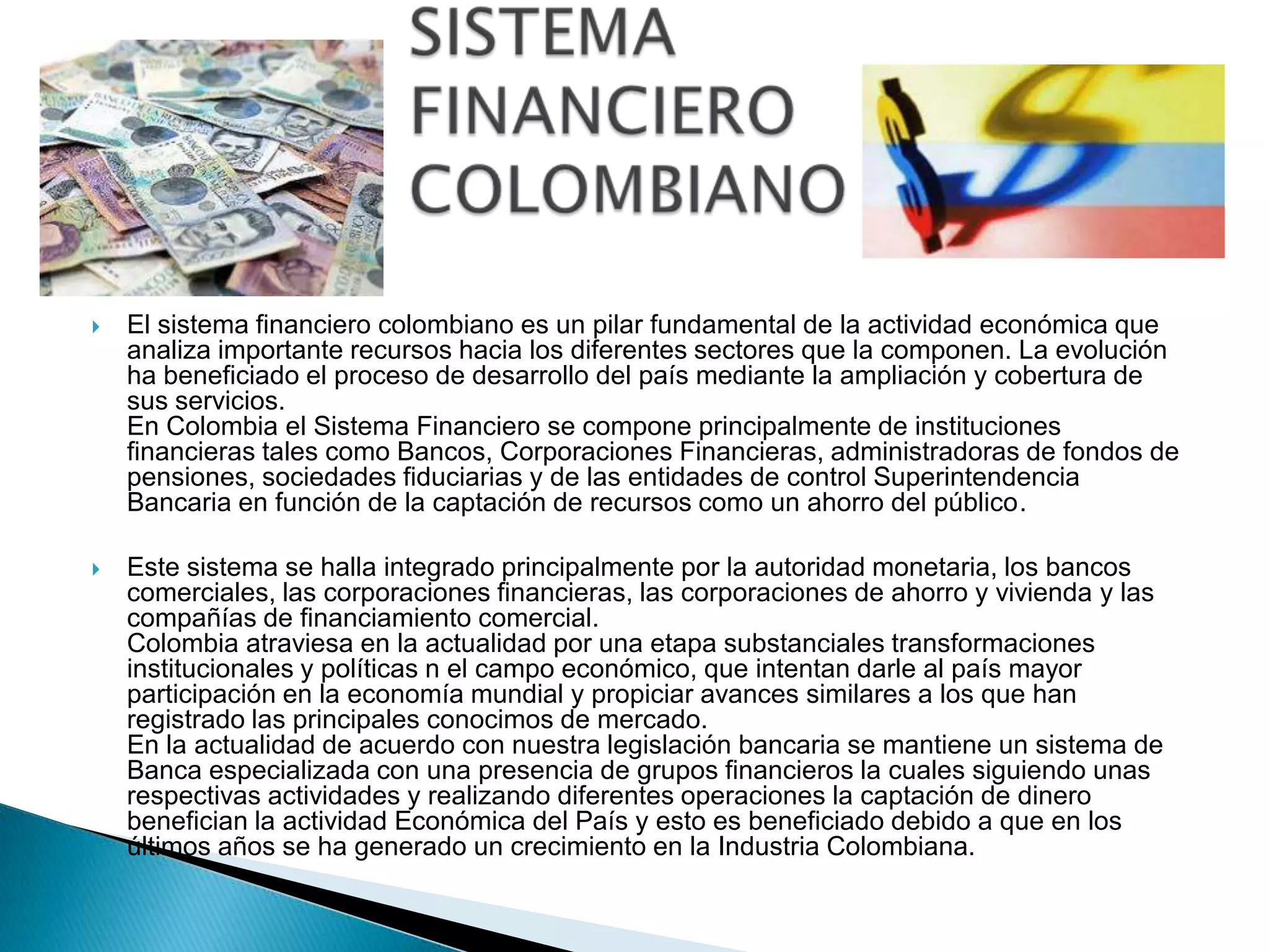 Estructura del sistema financiero actual | PPT