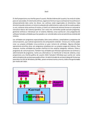 Estructura del sistema operativo linux | DOCX
