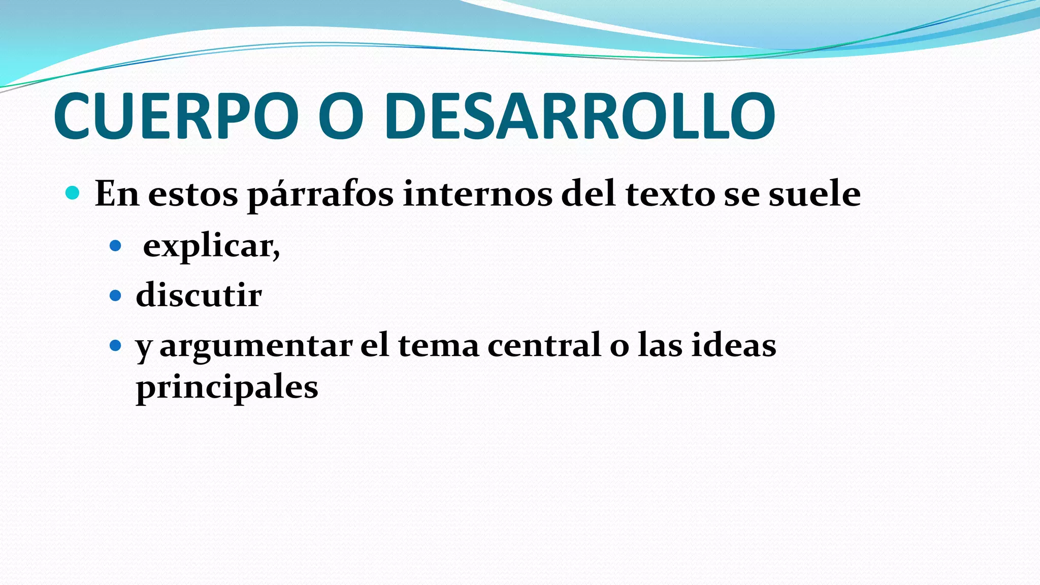 Estructura del texto | PPTX