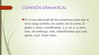 Estructura del texto | PPTX