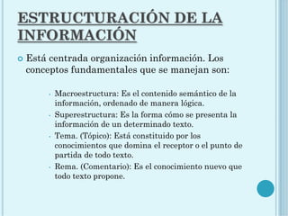 Estructura del texto | PDF