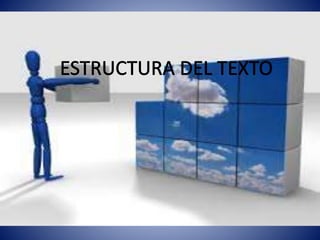 Estructura del texto actividad | PPTX