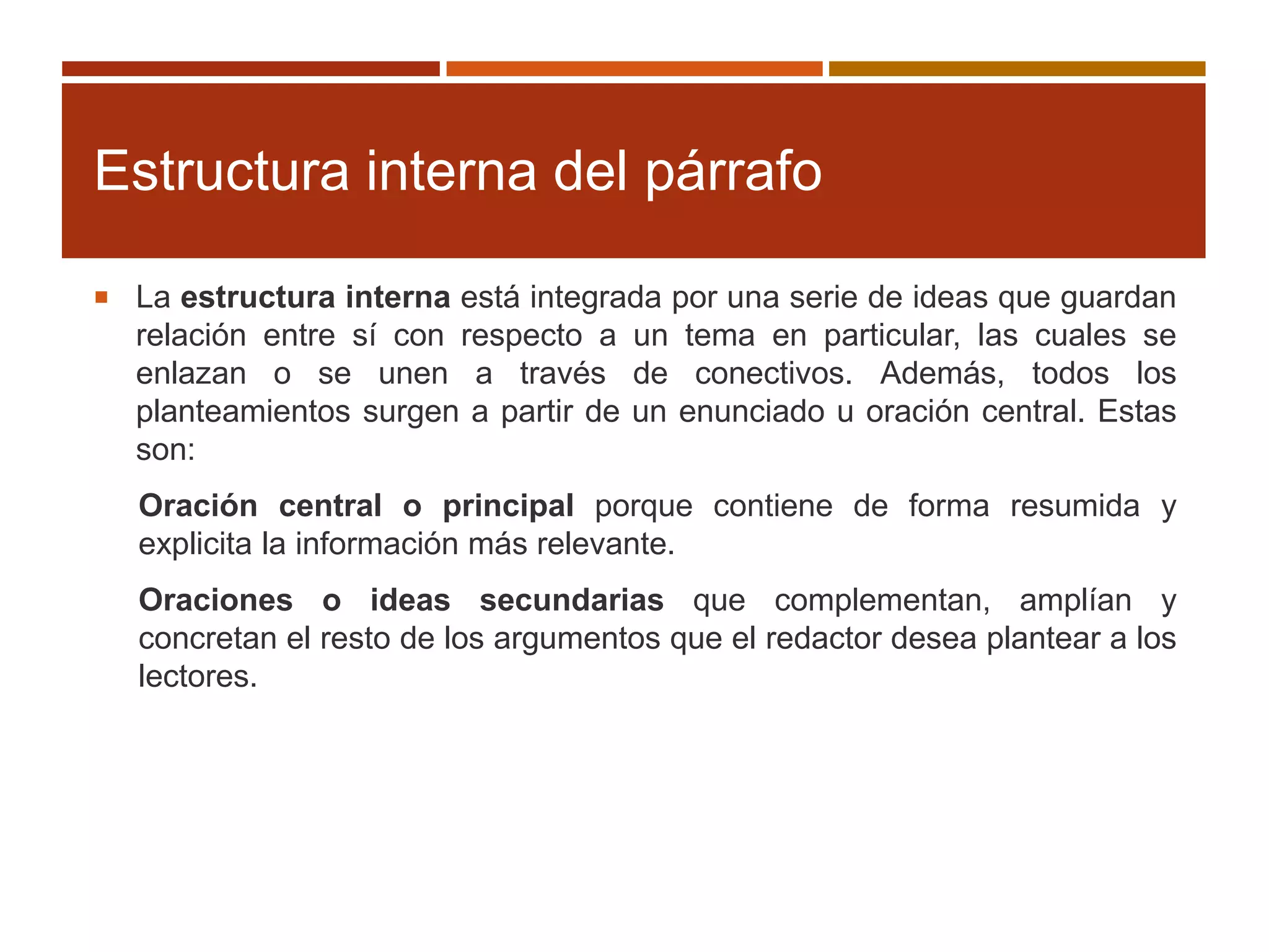 Estructura de Párrafos | PPTX