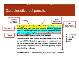 Estructura de Párrafos | PPTX