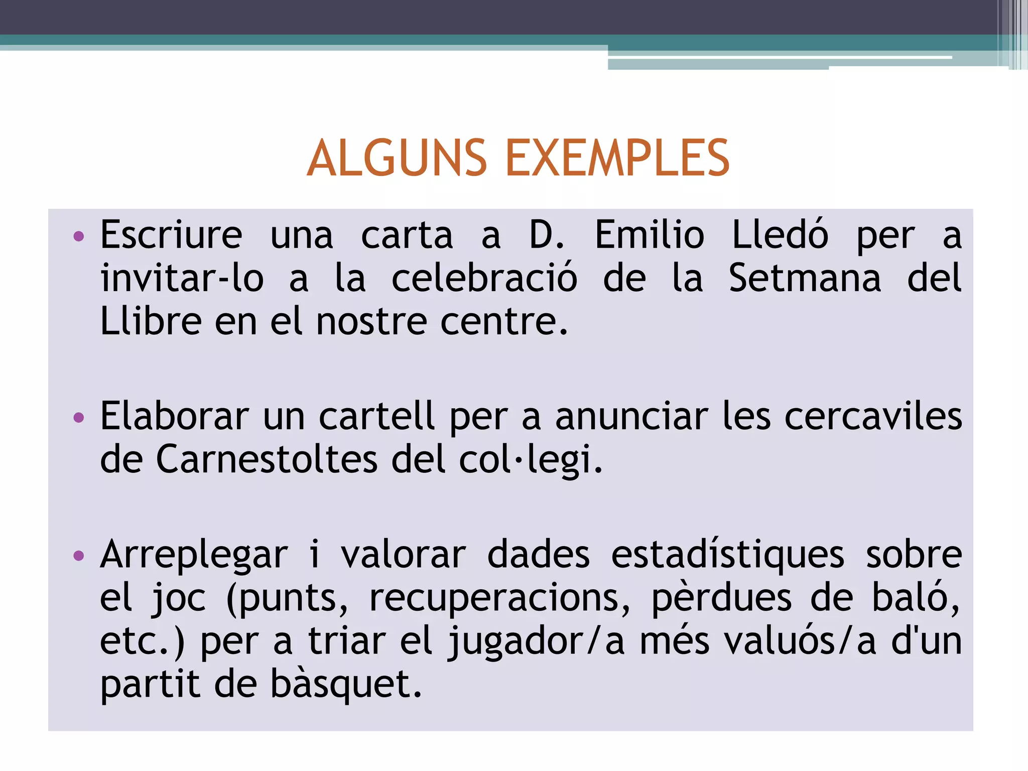 Estructura de tasques | PPT