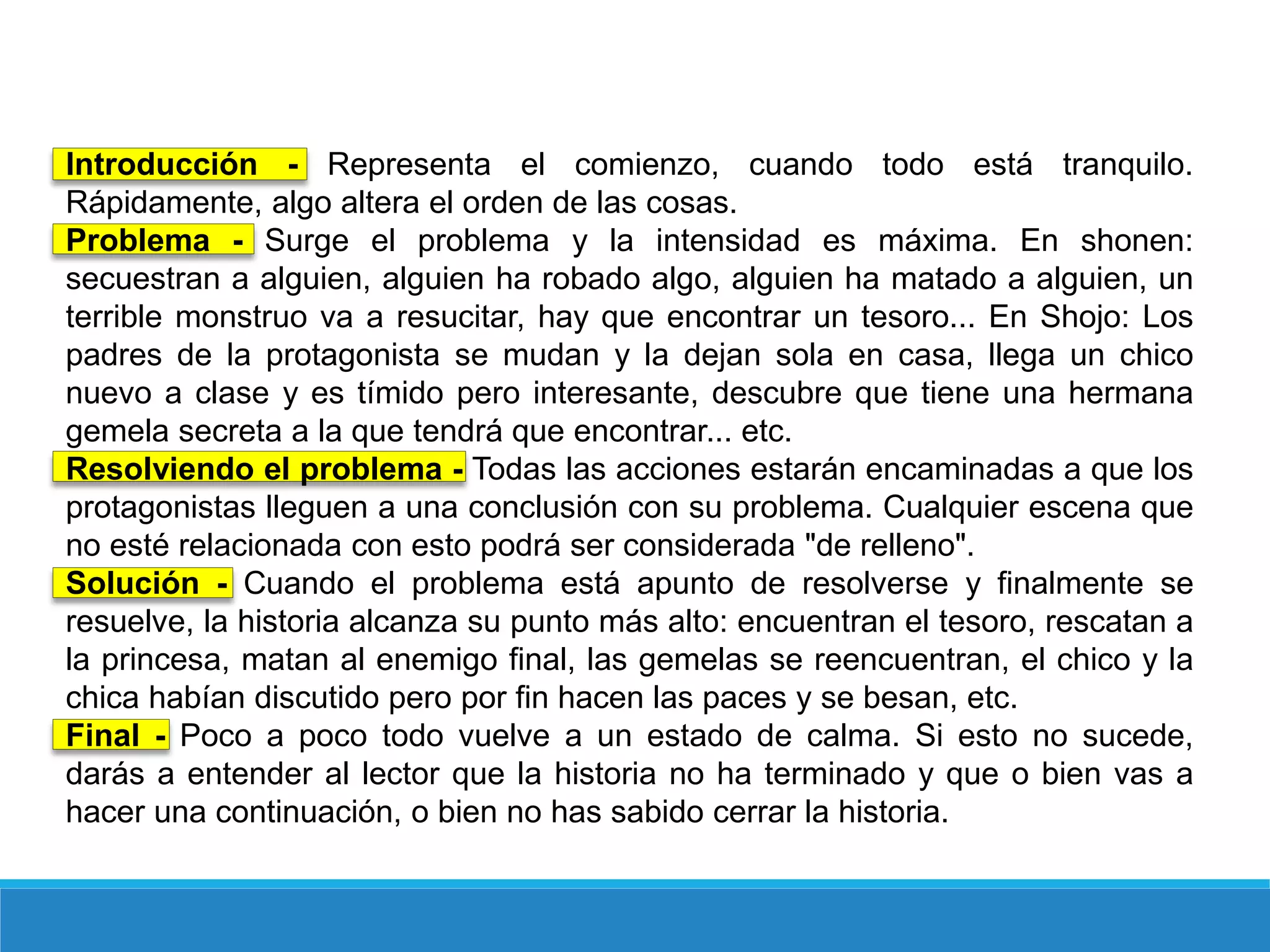 Estructura de una historia | PDF