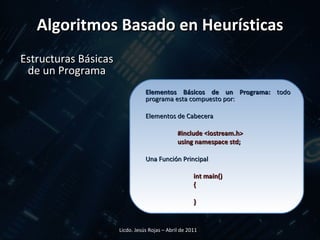 Estructura de un Programa en C++ | PPT