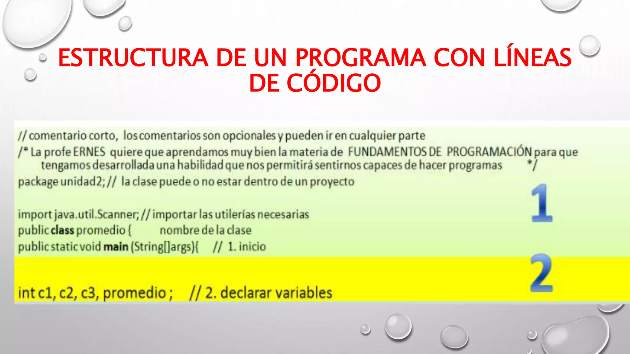 Estructura de un programa | PPSX