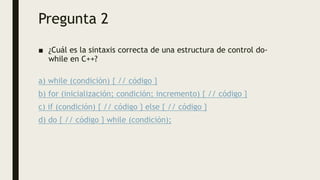 ESTRUCTURA DO WHILE | PPTX
