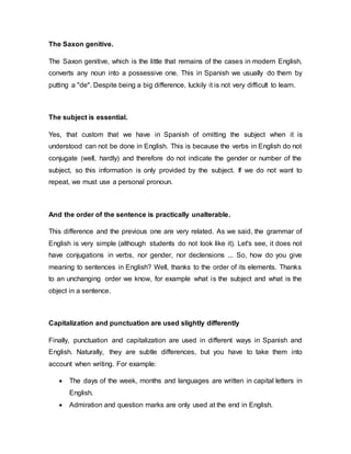 Estructura gramatical | PDF