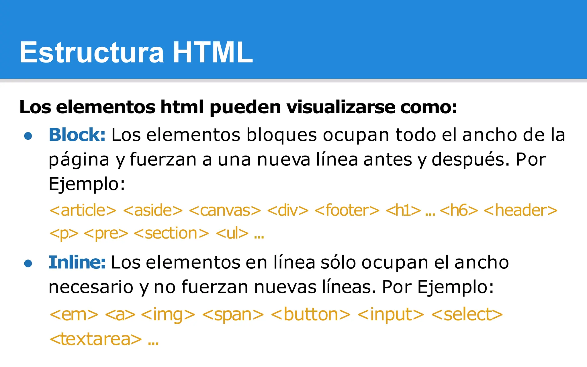 Estructura HTML.pptx para empezar rl mundo de la web | PPTX