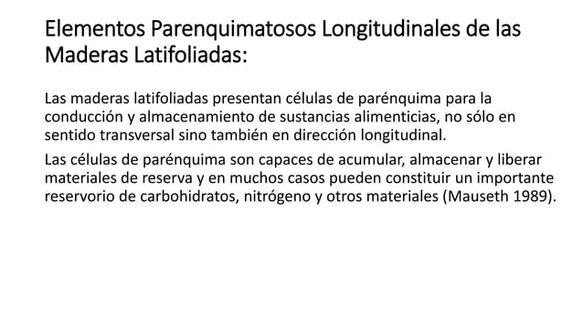 Estructura microscopica de latifoliadas | PPTX