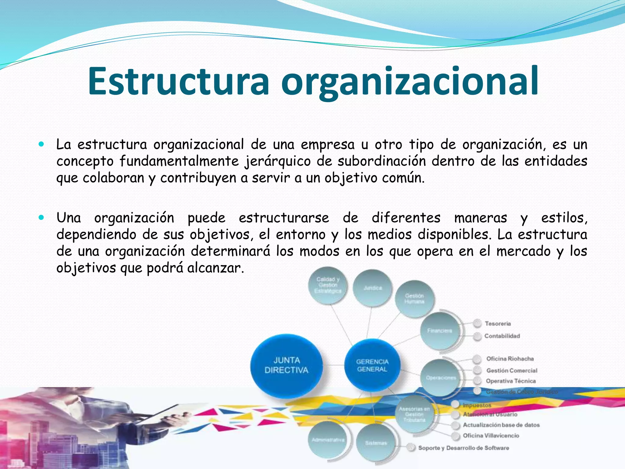 Estructura organizacional | PPTX | Large Business | Business