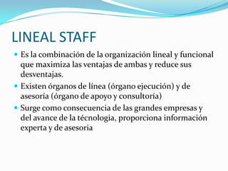 Estructura organizacional | PPTX