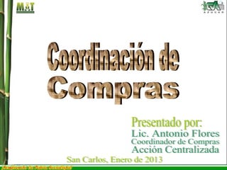 Estructura organizativa compras cvaa | PPT