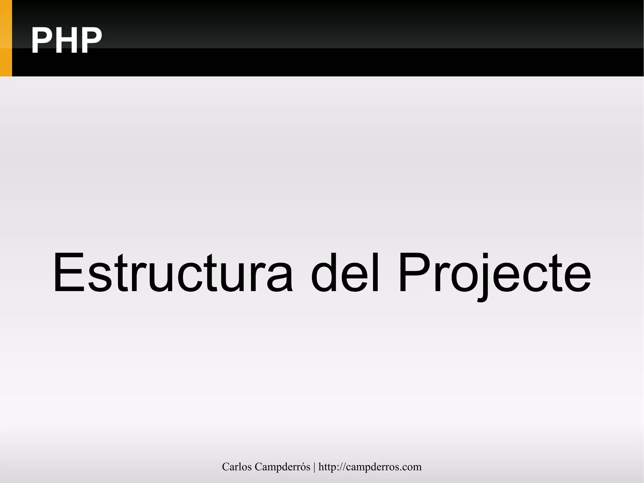 Com estructurar un projecte web (ca) | ODP