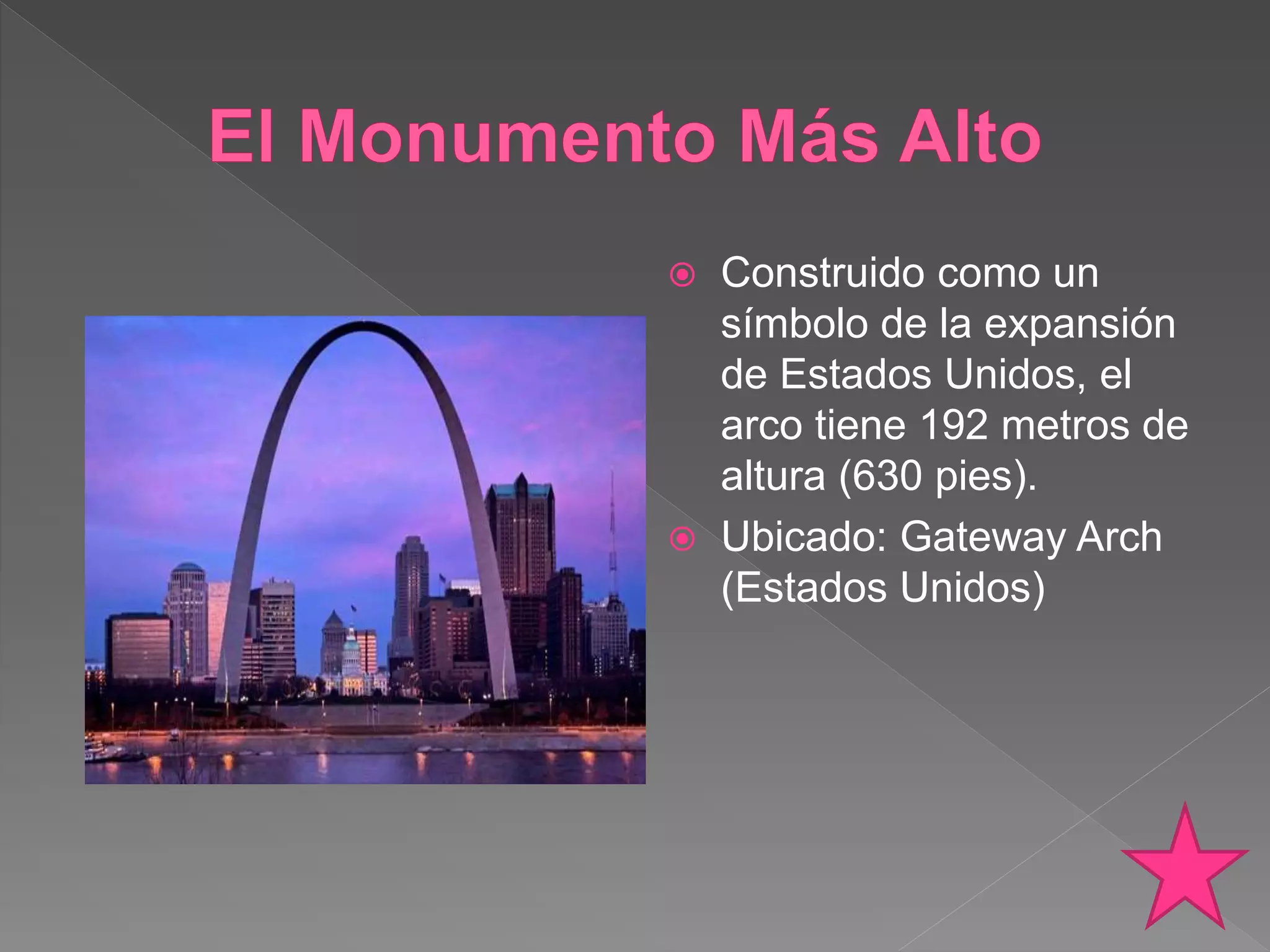 Estructuras artificiales mas famosas del mundo | PPTX | North America ...