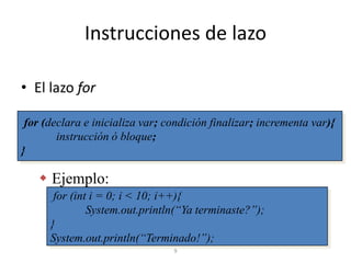 Estructuras De Control | PPTX