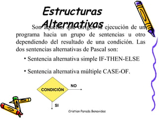 Estructuras de control | PPT