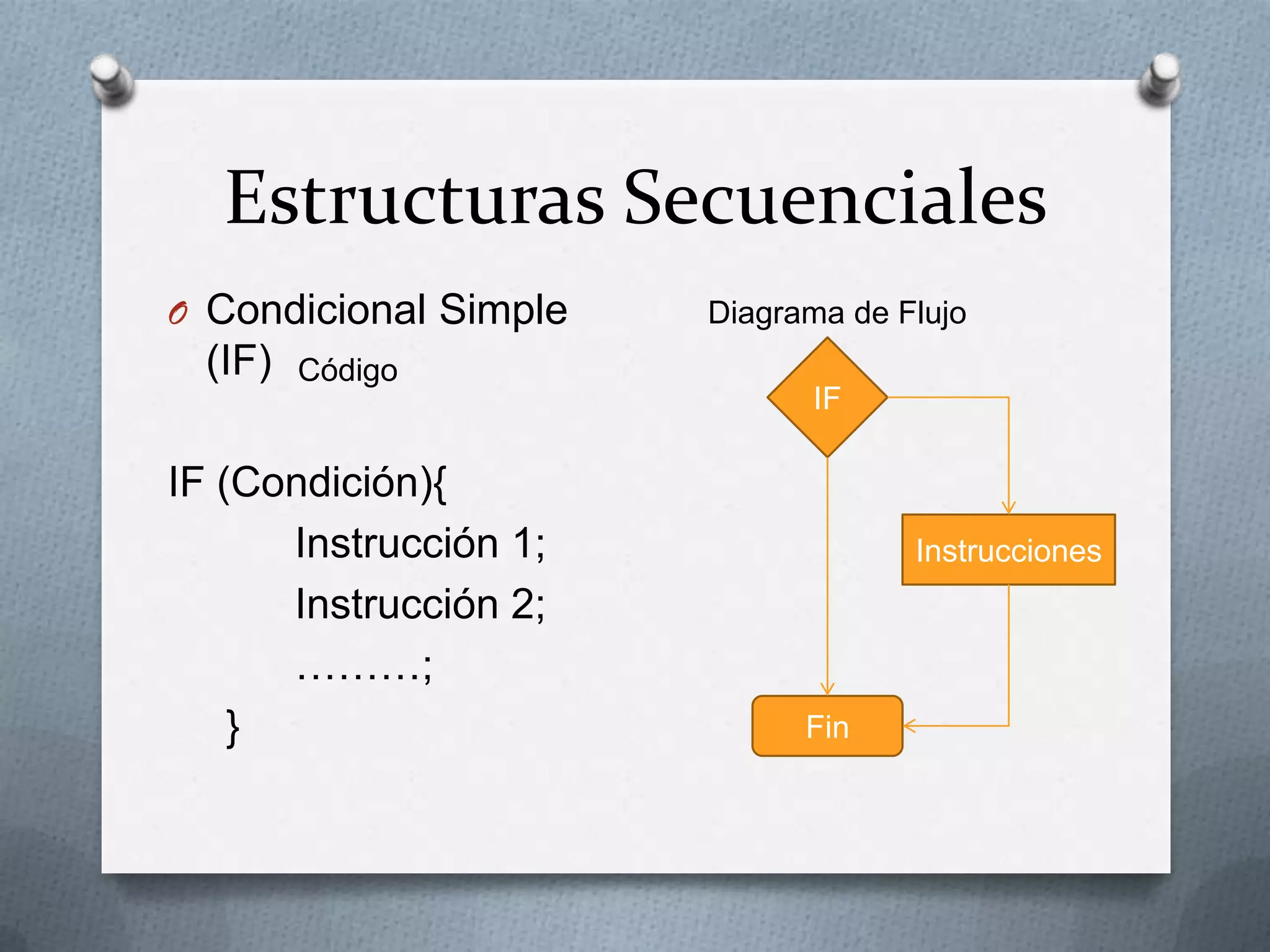 Estructuras de control | PPTX