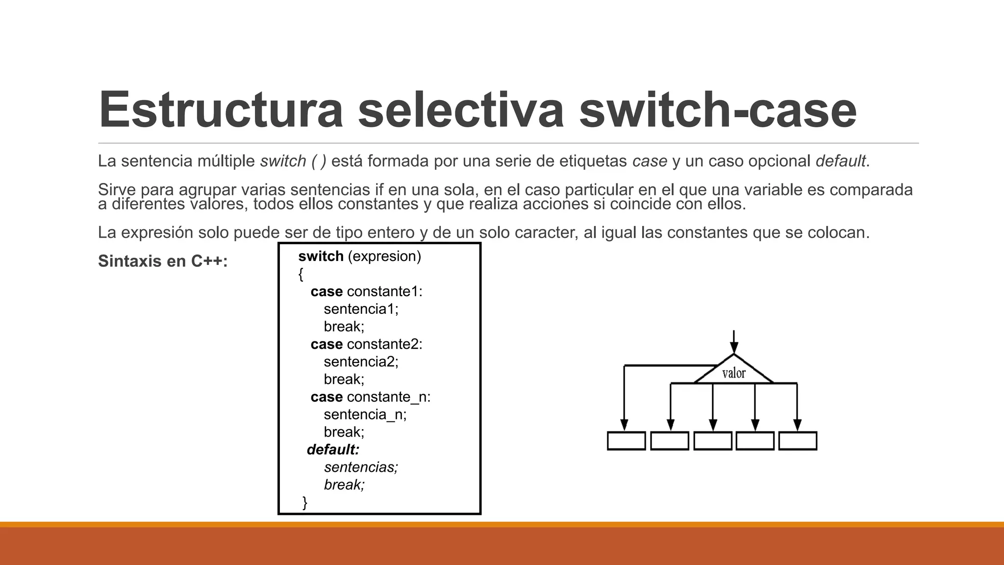 Estructuras de control | PPTX