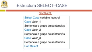 Estructuras de control | PPTX