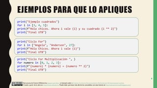 Estructuras de control - Ciclo For | PDF