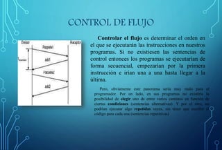 Estructuras de control de flujo | PPTX