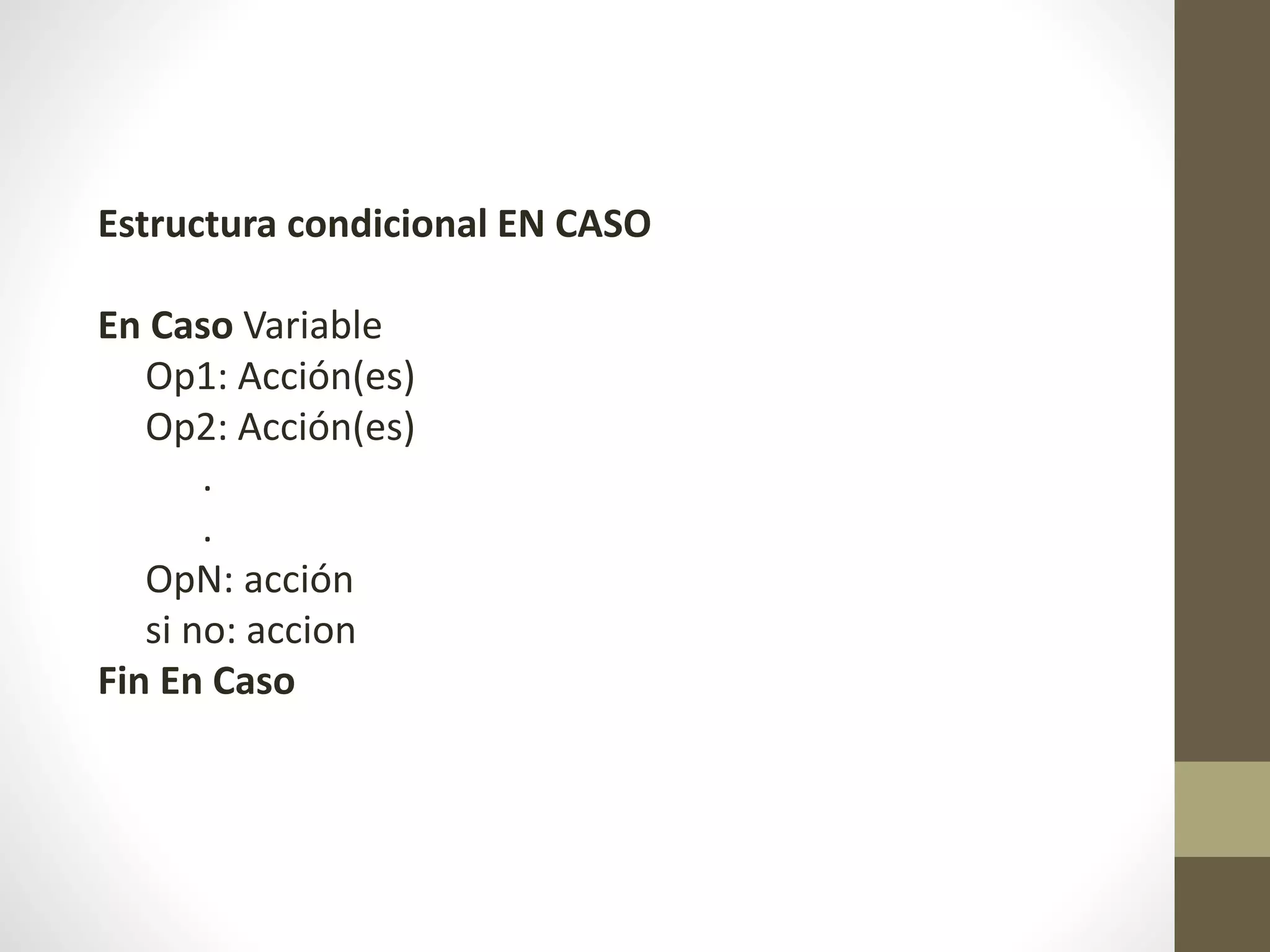 Estructuras de control algoritmos dq | PPT