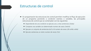 Estructuras de control c++ | PPTX