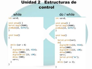 Estructuras de control | PPTX