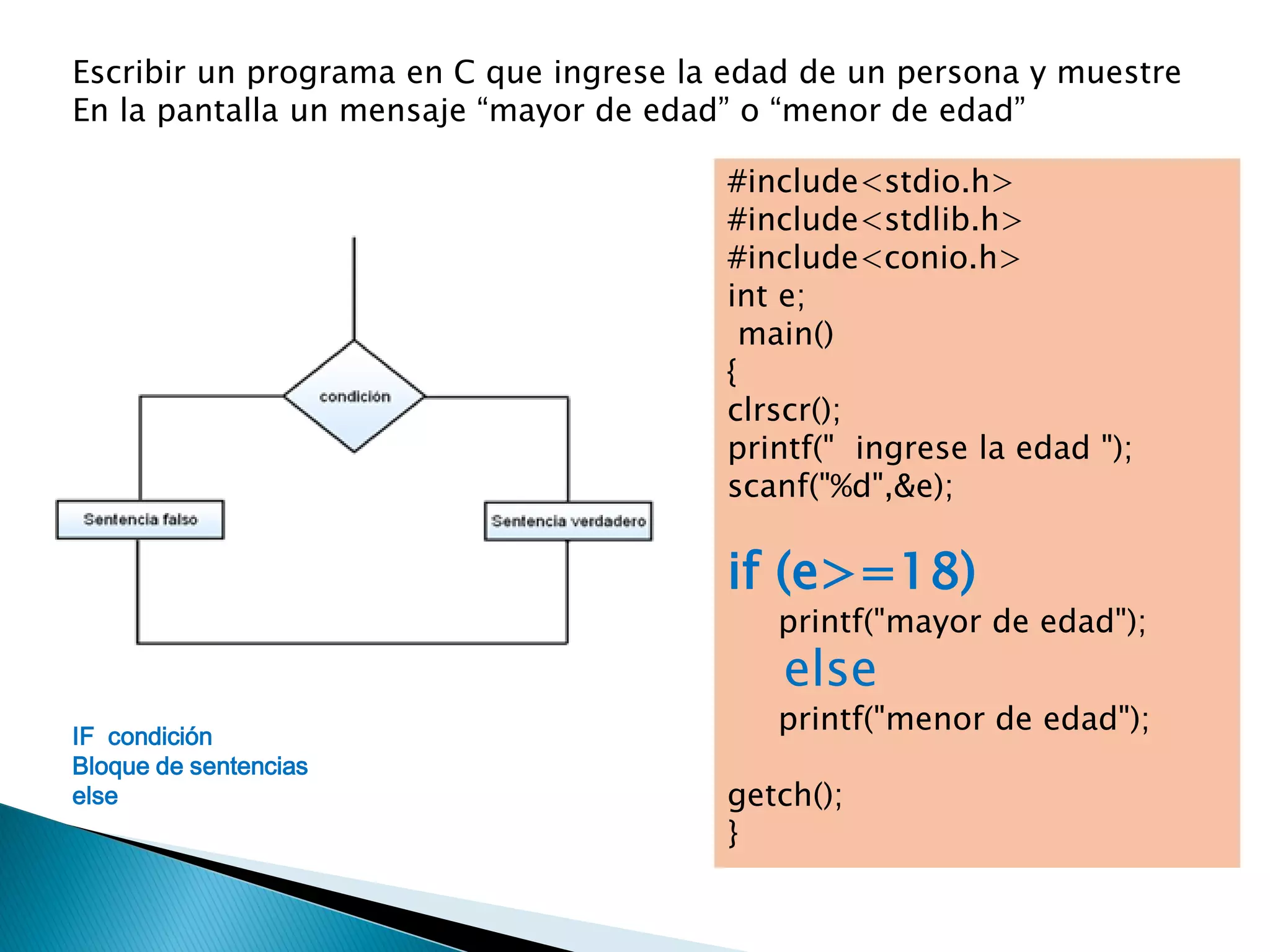 Estructuras de control en c | PPT
