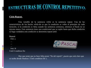 Estructuras de control repetitivo | PDF