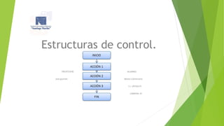 Estructuras de control secuencial | PPT