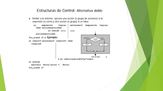 Estructuras de control secuencial | PDF