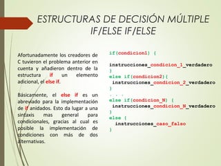 Estructuras de control selectiva | PPT