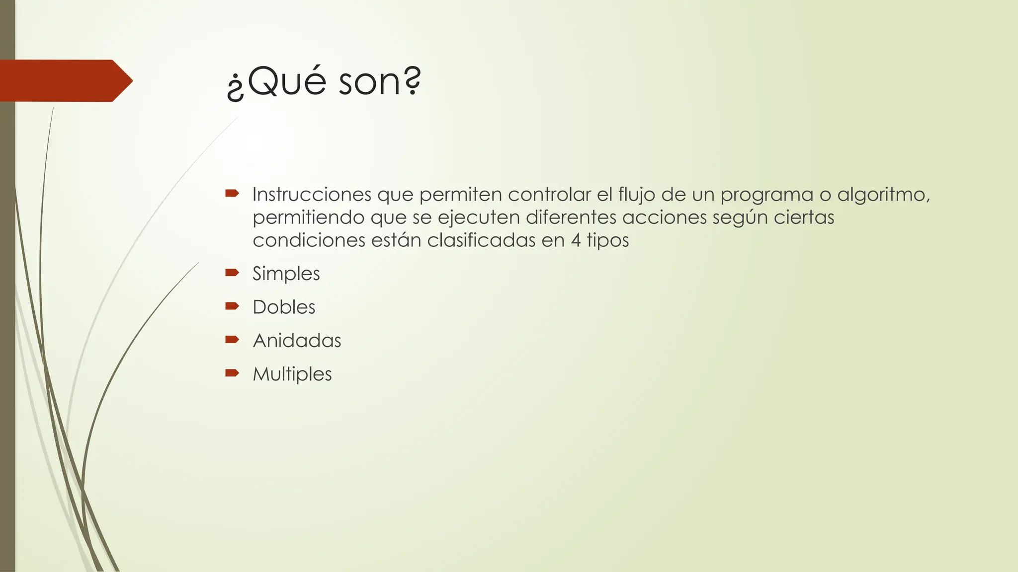 Estructuras de control selectivas para uas | PPTX