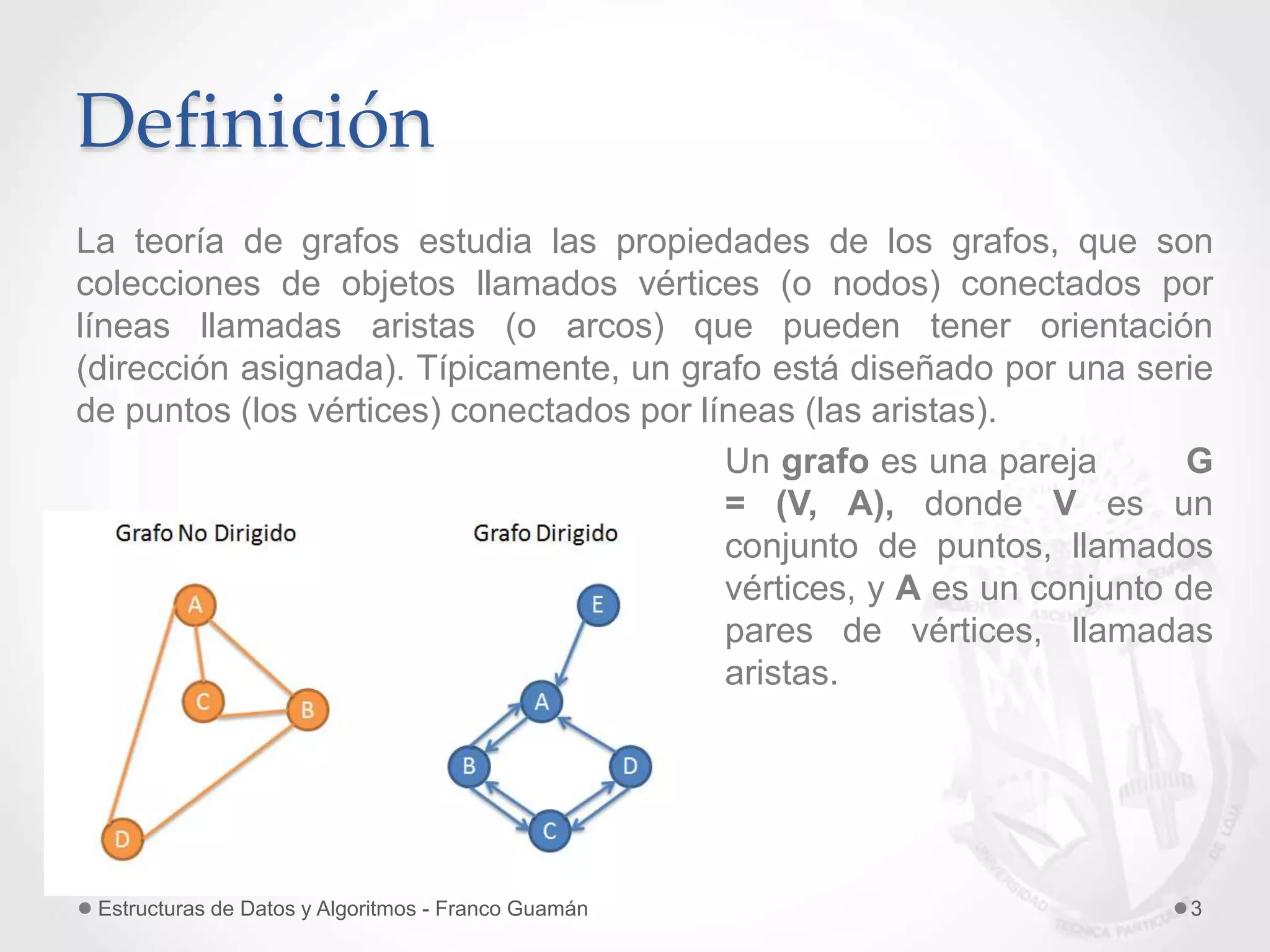 Estructuras de datos grafos | PPTX