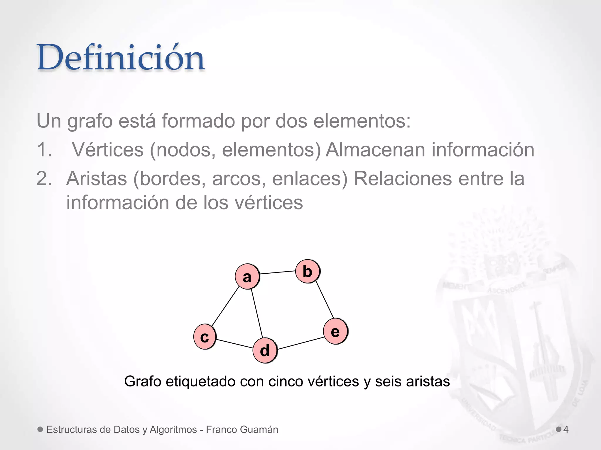 Estructuras de datos grafos | PPTX