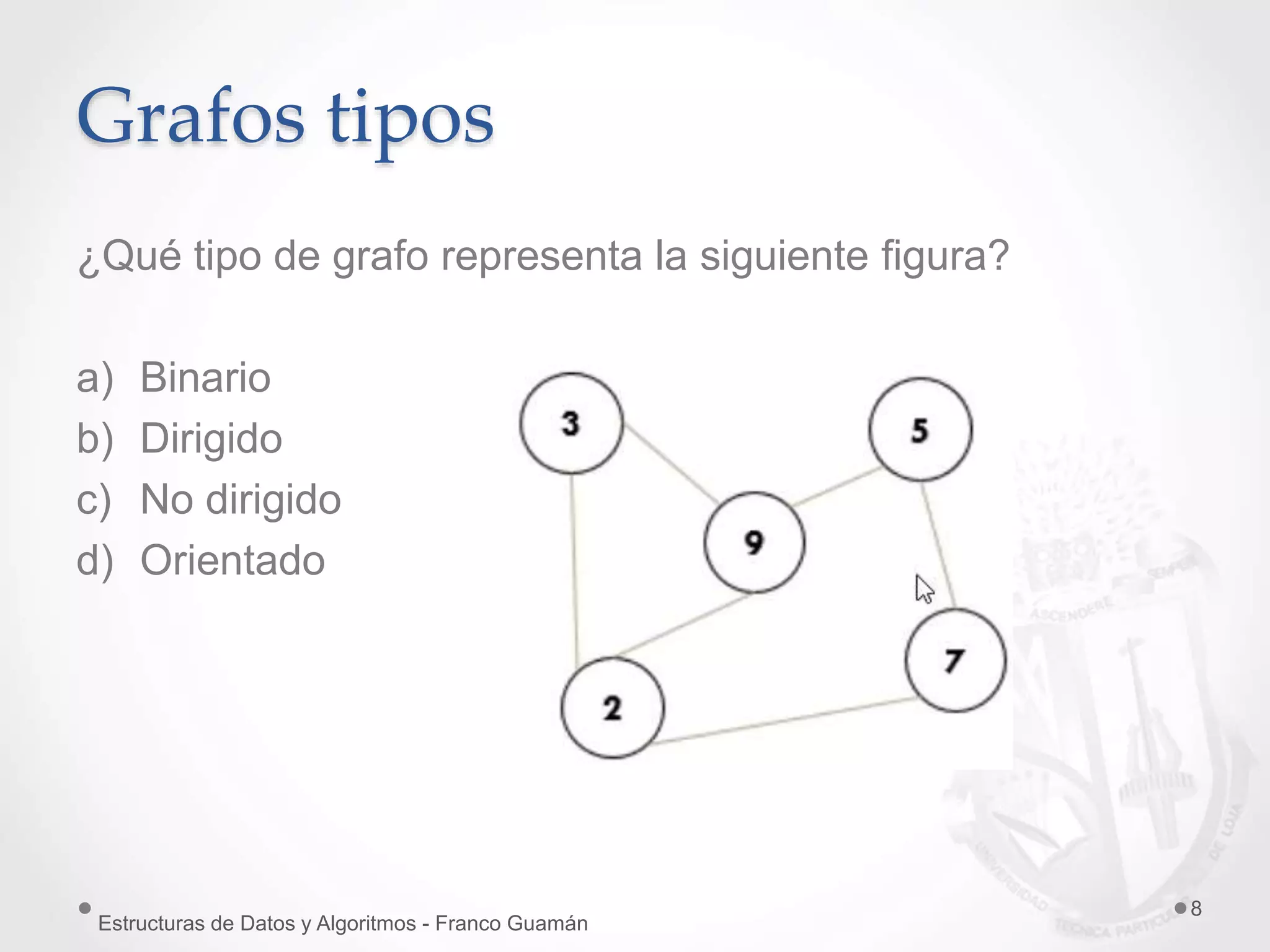 Estructuras de datos grafos | PPTX