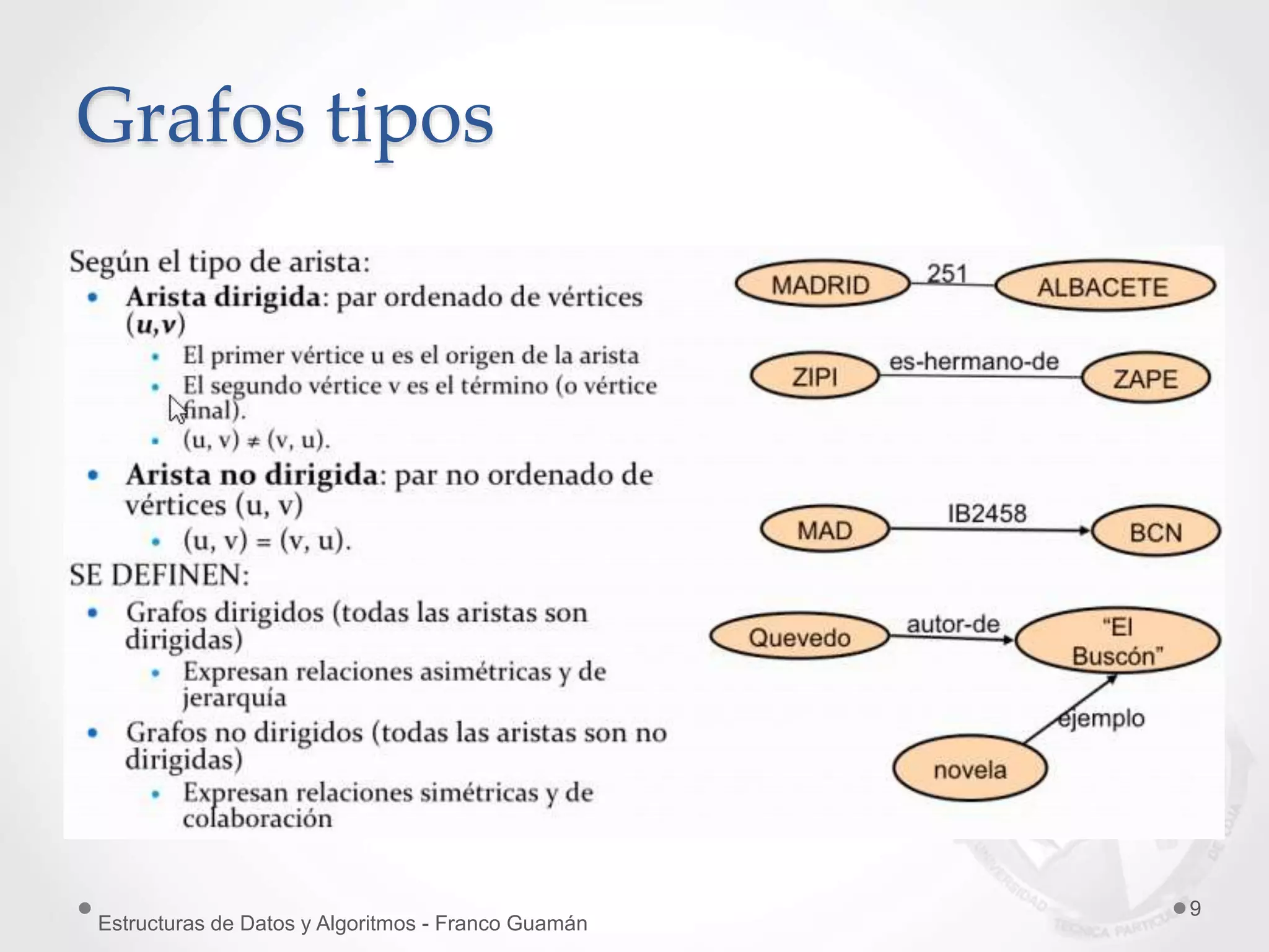 Estructuras de datos grafos | PPTX