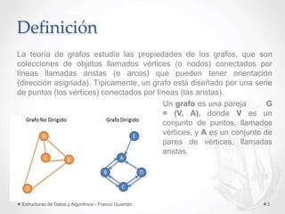 Estructuras de datos grafos | PPTX | Databases | Computer Software and Applications